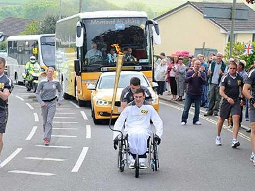 Y al tercer día...la llama olímpica se apagó