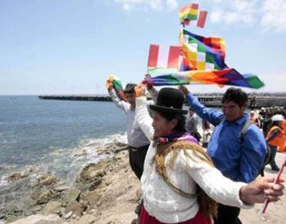 Evo Morales inicia actos por el Día del Mar en Bolivia