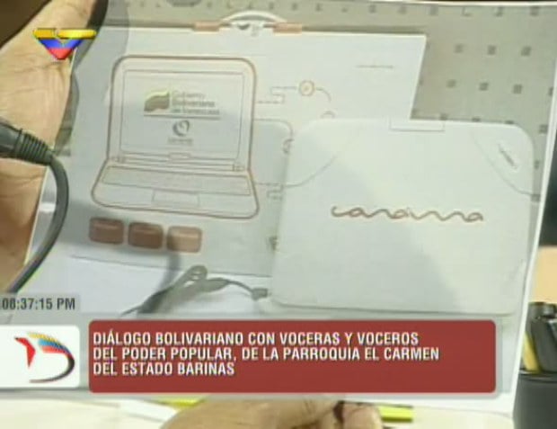 Muestran imagen de primera computadora Canaima para bachilleres