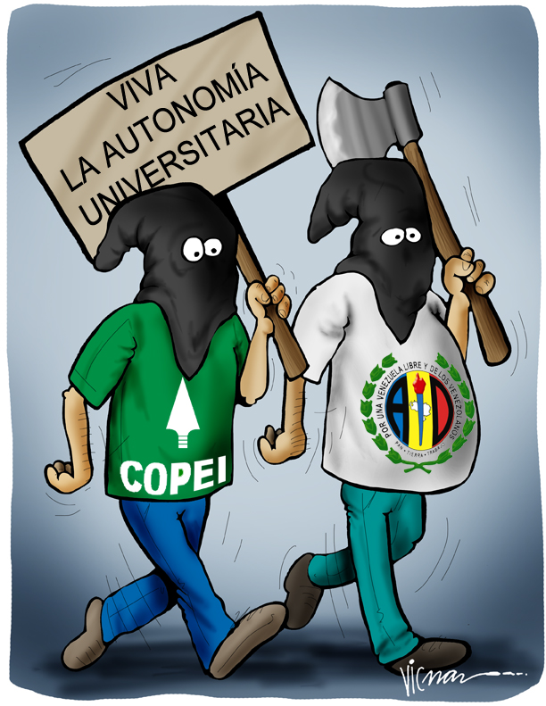 La caricatura de Vicman