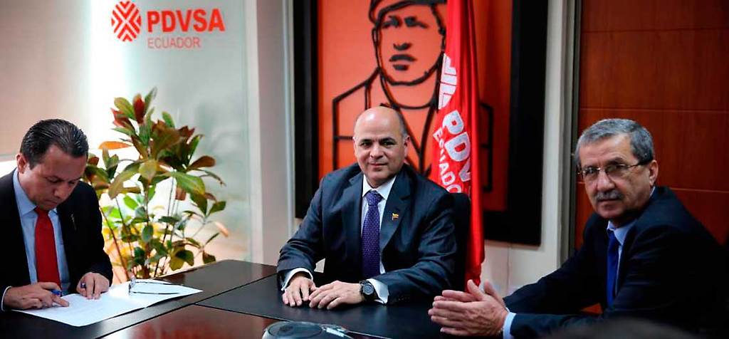 Ministro de Petróleo sostuvo reunión bilateral con su homólogo ecuatoriano