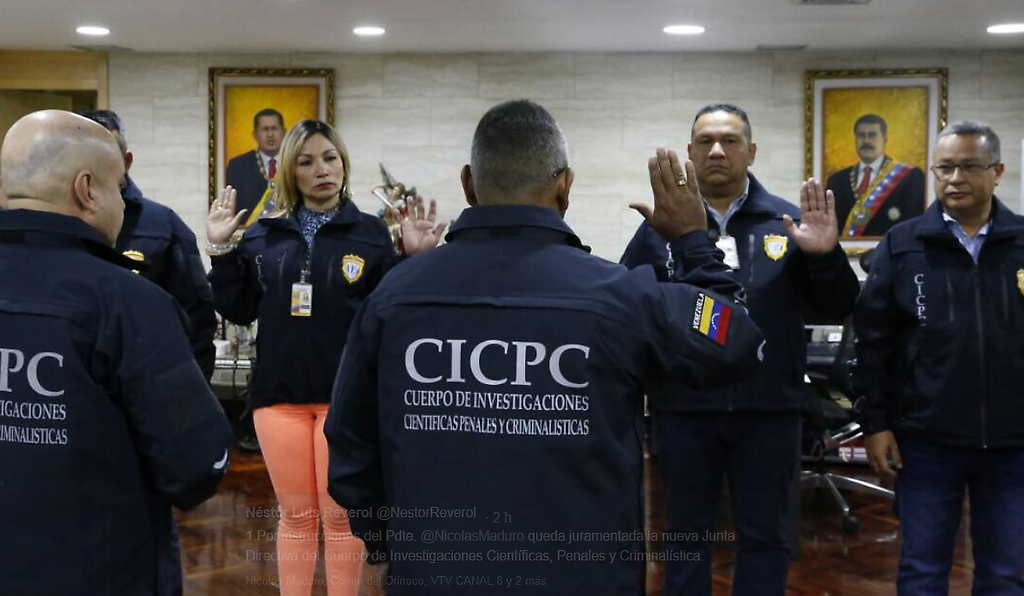 Juramentada nueva directiva del Cicpc