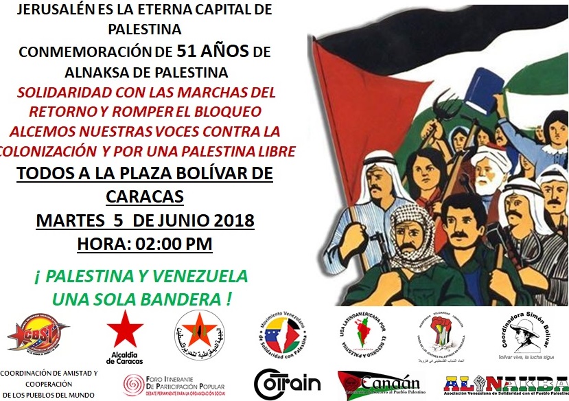(AUDIO) El Colectivo Venezolano de Solidaridad con Palestina, AL-NAKBA ...
