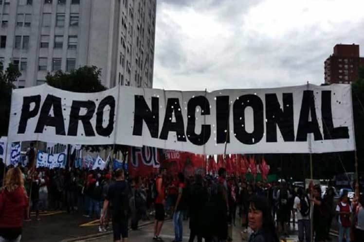 Argentina: Trabajadores encabezan otra protesta en Buenos Aires