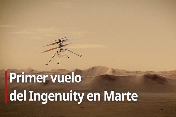 (VIDEOS) La primera aeronave que sobrevuela otro planeta: el ...