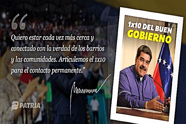 Plataforma Patria comenzó la asignación del bono ‘Bono 1×10 del Buen ...