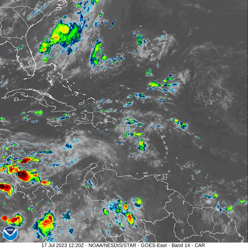 INAMEH: lluvias para Bolívar, Amazonas, Llanos Occidentales, los Andes y Zulia, resto del país ...